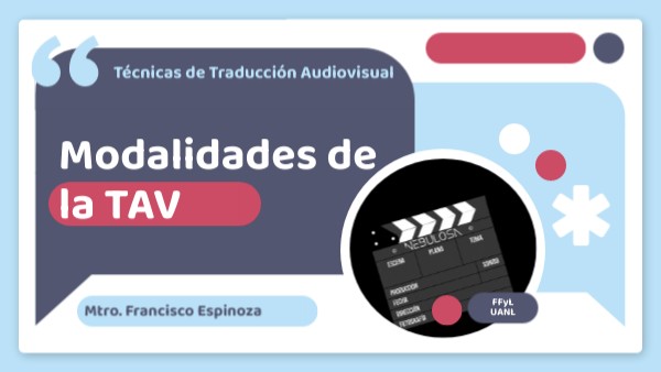 T2: Modalidades de la TAV | Genially