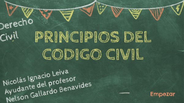 Principios del Código Civil | Genially