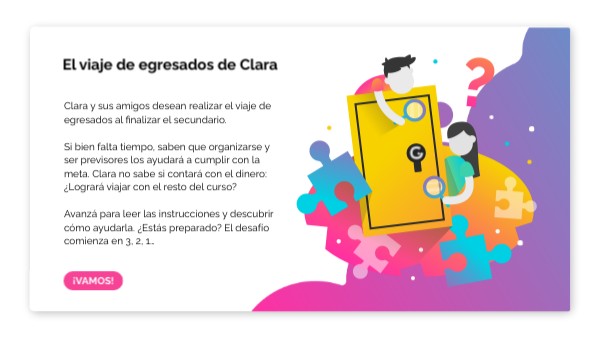 El viaje de egresados de Clara | Genially