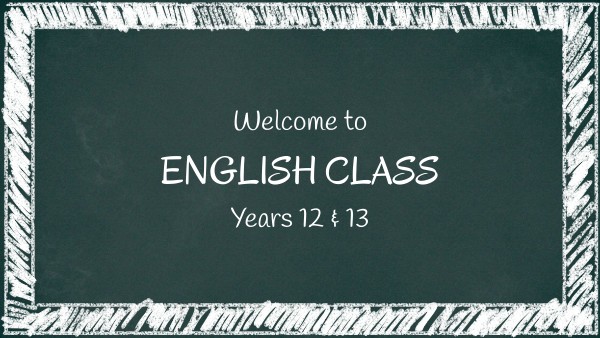 Welcome to English class 1e & Tle