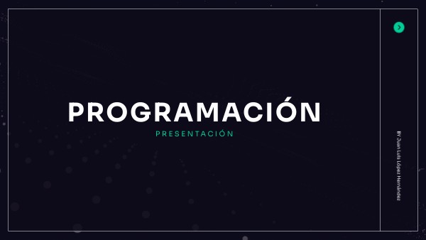 Programación | Genially