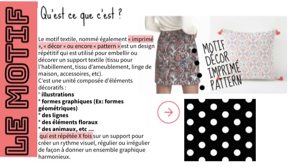 Le motif : qu'est ce que c'est