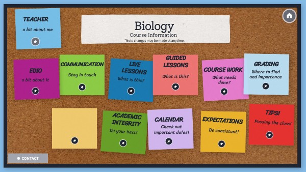 Biology Course Information 2024-25 | Genially