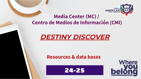 Destiny Discover 24-25 | Genially