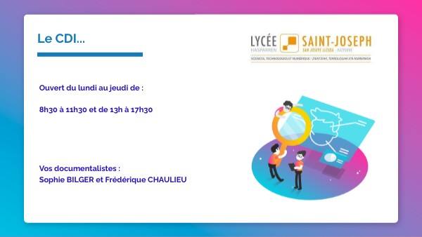 Les missions de la prof doc | Genially