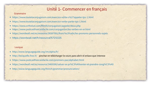 Unité 1 Premium 1 | Genially