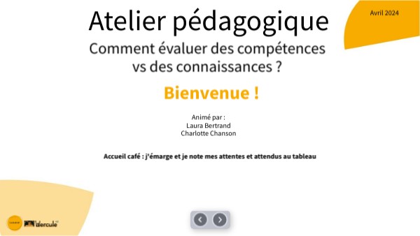 AP3 Comment évaluer des compétences vs des connaissances ? | Genially