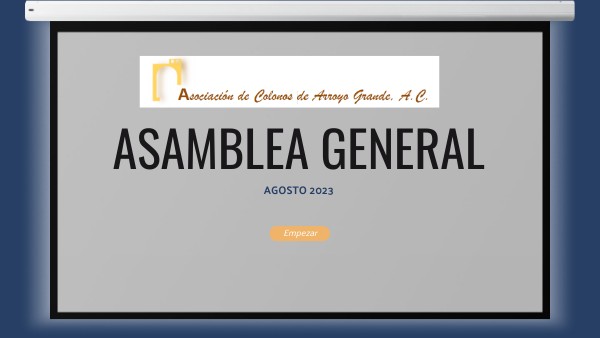 Asamblea 2023 | Genially