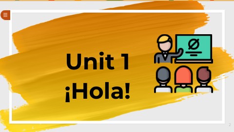 UNIT 1 hOLA | Genially