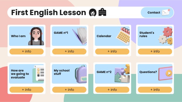 Début cours | Genially