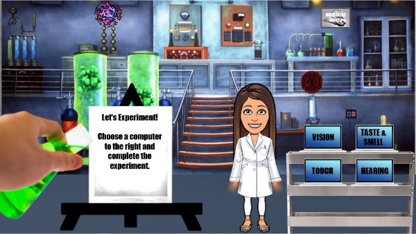 Senses Experiment Choices | Genially