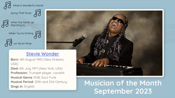 Musician of the Month (2023-24) | Genially