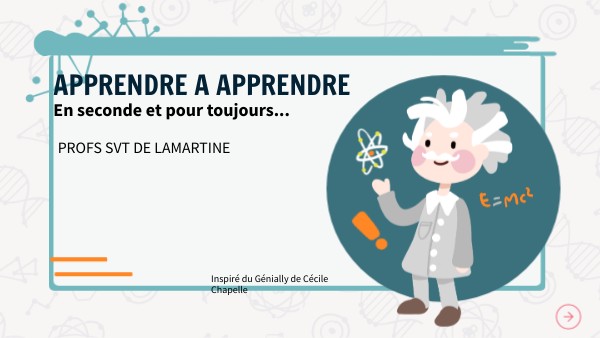 Apprendre à apprendre 2nde Séance 1 | Genially