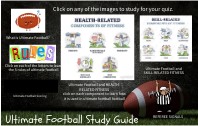 8th grade ultimate football study guide