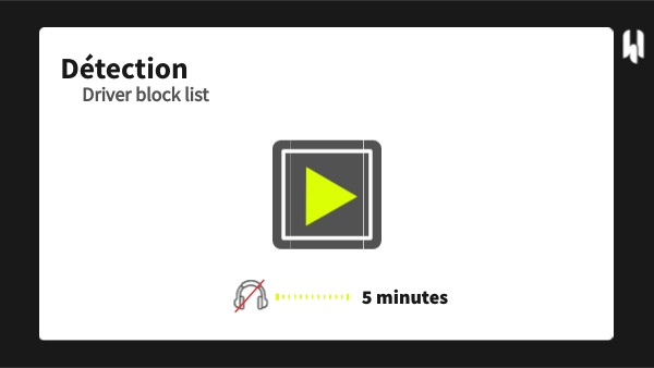 Drivers block list | Genially