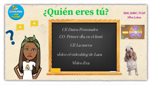 ¿ quién eres tú? | Genially