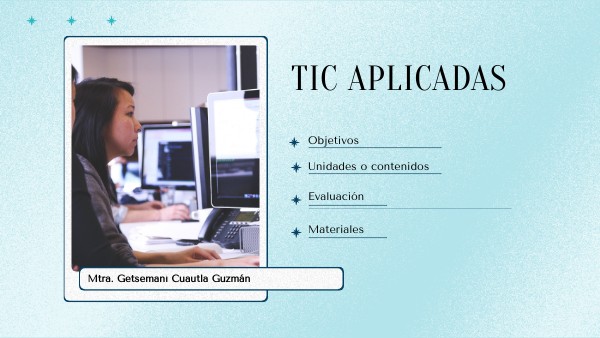 TIC APLICADAS EF. | Genially