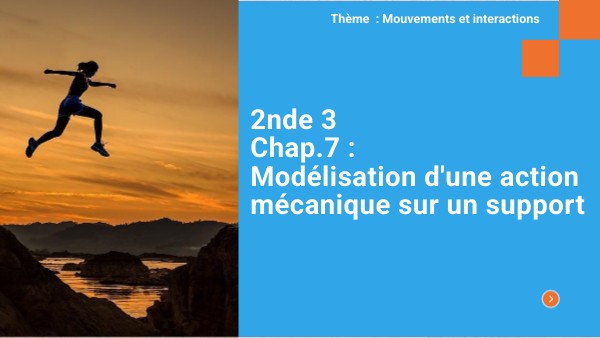 2nde3 Chap.7 : Forces | Genially