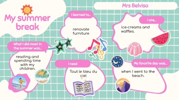 MY SUMMER BREAK | Genially