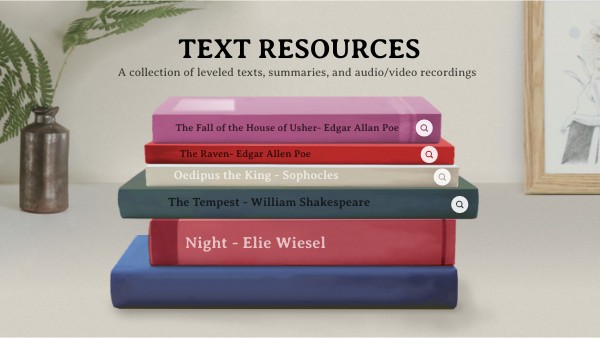 English 10 Text Resources