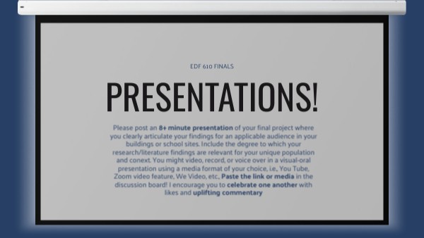 Finals Presentations | Genially