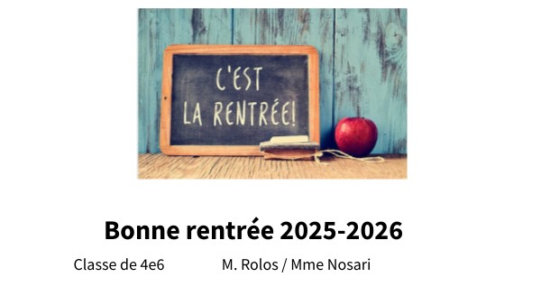 PP 4e pré-rentrée 2024-2025