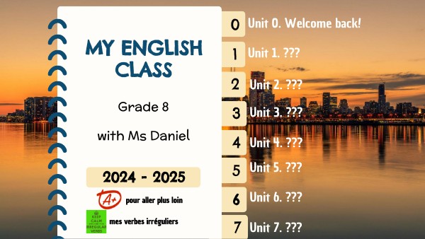 my english class 4e | Genially