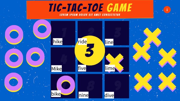 Copy - TIC-TAC-TOE GAME Long I | Genially