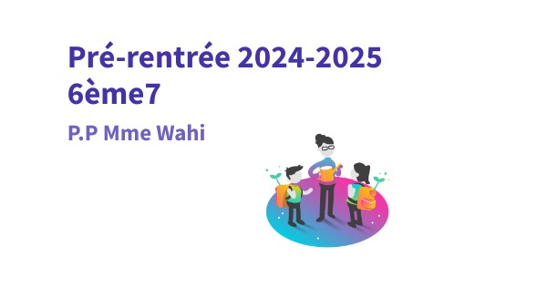 Pré-rentrée 2024-2025 | Genially