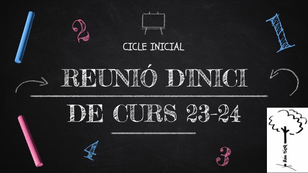 CI REUNIÓ D'INICI DE CURS 23-24
