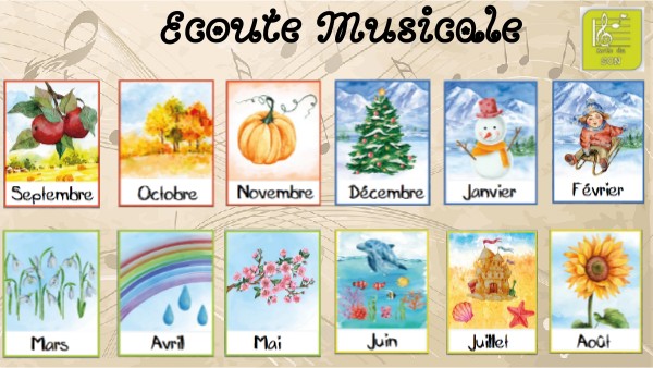 Calendrier Musical: Année Scolaire: 2024-2025 | Genially