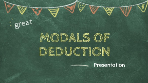 DEDUCTION AND SPECULATION | Genially