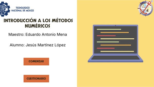 Introducción a los métodos numéricos