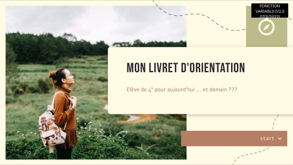 VAR 3 Livret d'orientation | Genially