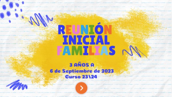 REUNIÓN INICIAL 3 AÑOS A