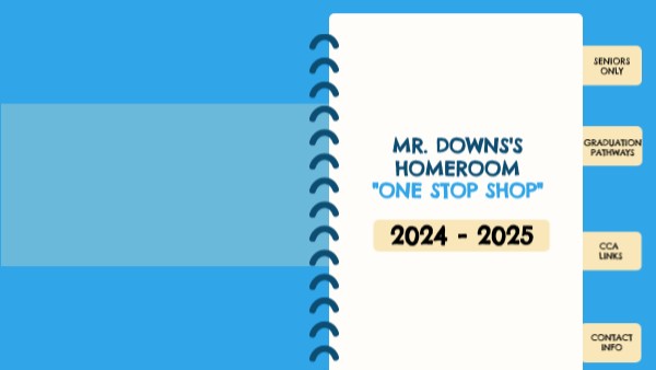 Mr. Downs's CCA Homeroom