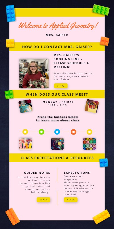 23-24 Applied Geo Welcome slide | Genially