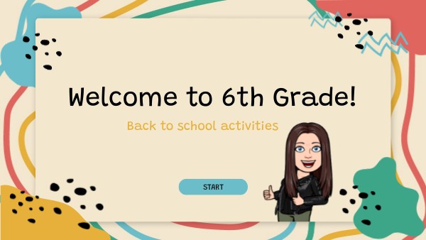 6th Grade. Welcome back to school | Genially