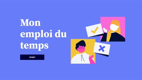 Quiz mon emploi du temps
