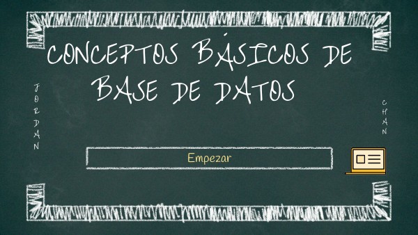 Conceptos básicos de base de datos | Genially