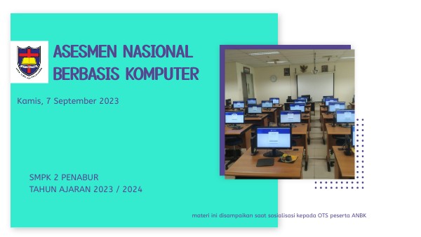 SOSIALISASI ANBK 2023 | Genially