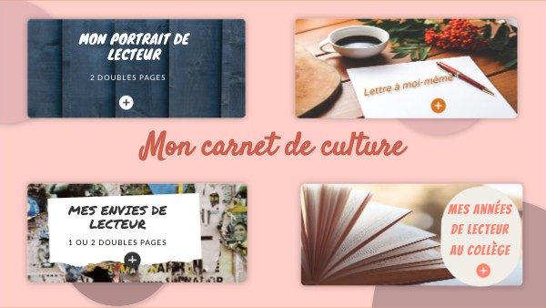 Mon carnet de lecteur | Genially