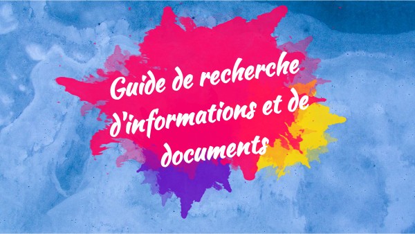 Copie - Guide d'aide à la recherche documentaire