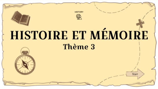 Thème 3 - Introduction Histoire et mémoires | Genially