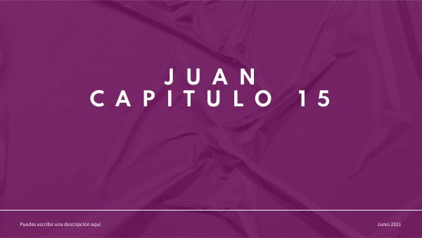 Juan cap 15,16,17 Lecc 6