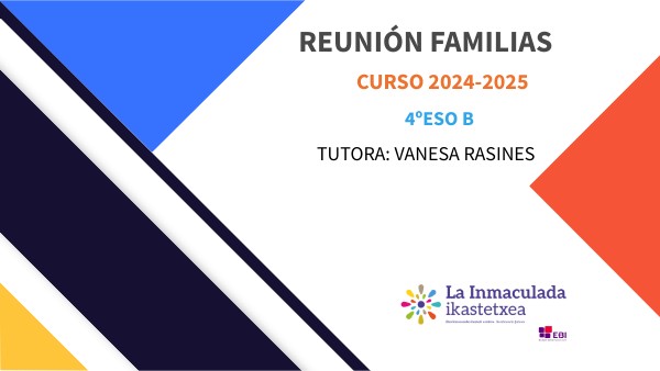 REUNIÓN FAMILIAS 2023-2024 | Genially