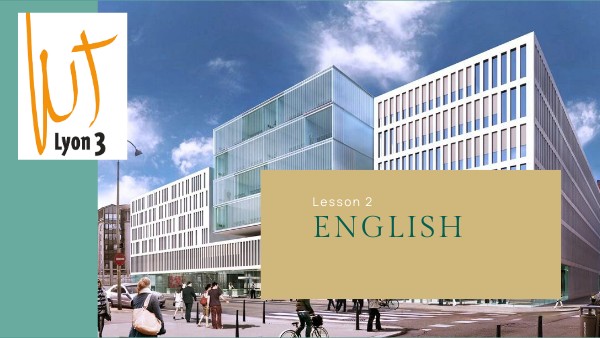 BUT CJ Lyon 3 - S3 - Lesson 2