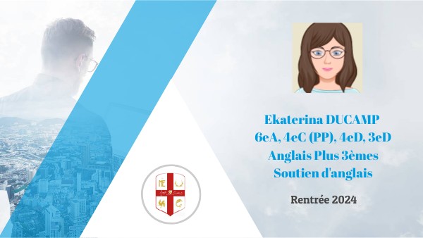 Diapo de la rentrée - PP + Anglais 4e | Genially