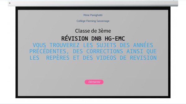 FLEMING 3ème | Genially