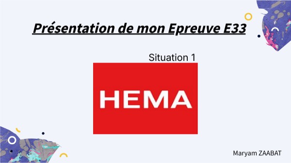 épreuve E33 | Genially